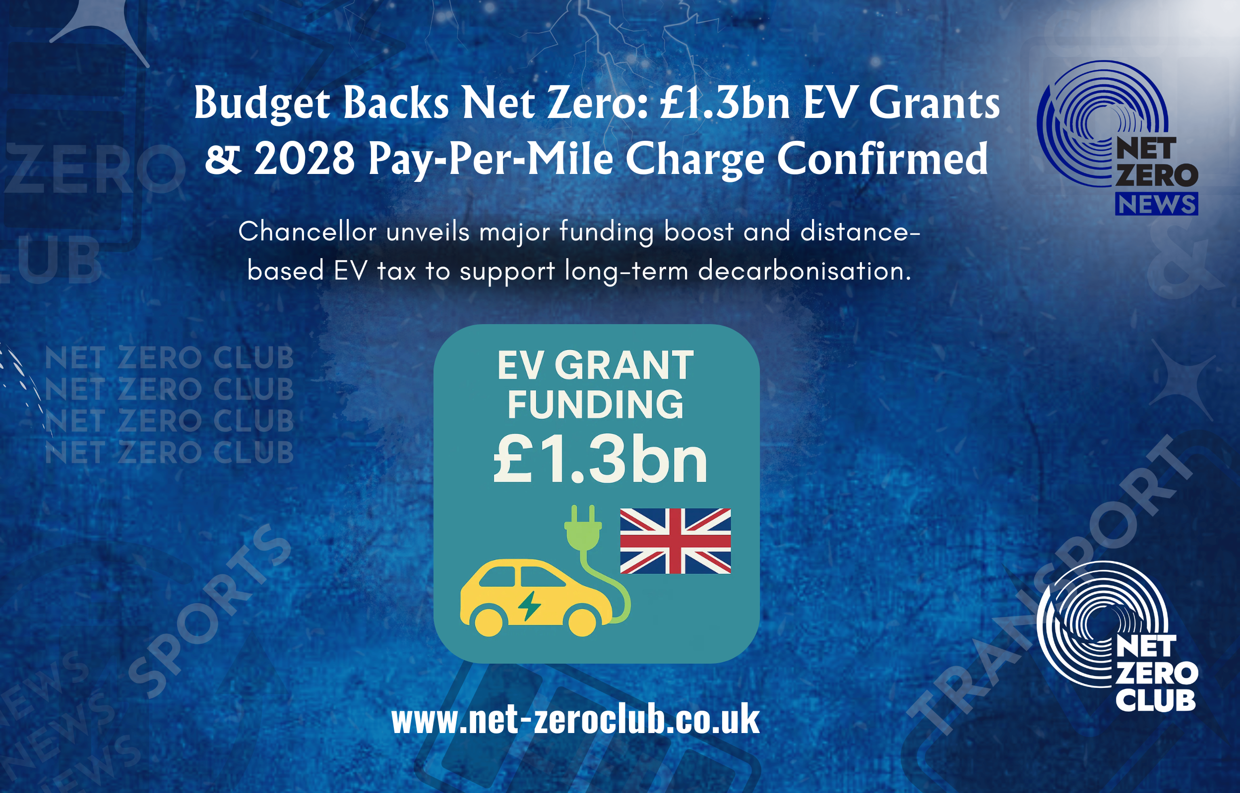 Budget backs net-zero: EV pay-per-mile & retrofit funding - Net Zero Club News
